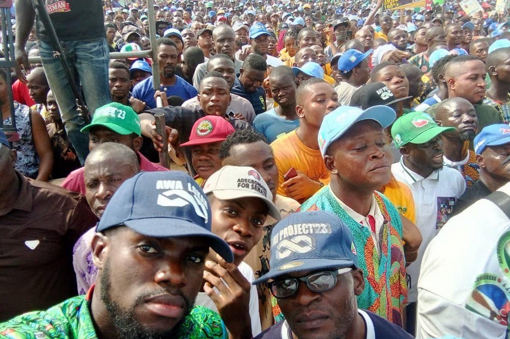 Tinubu At Ogun Campaign Rally Promises To End Fuel Scarcity